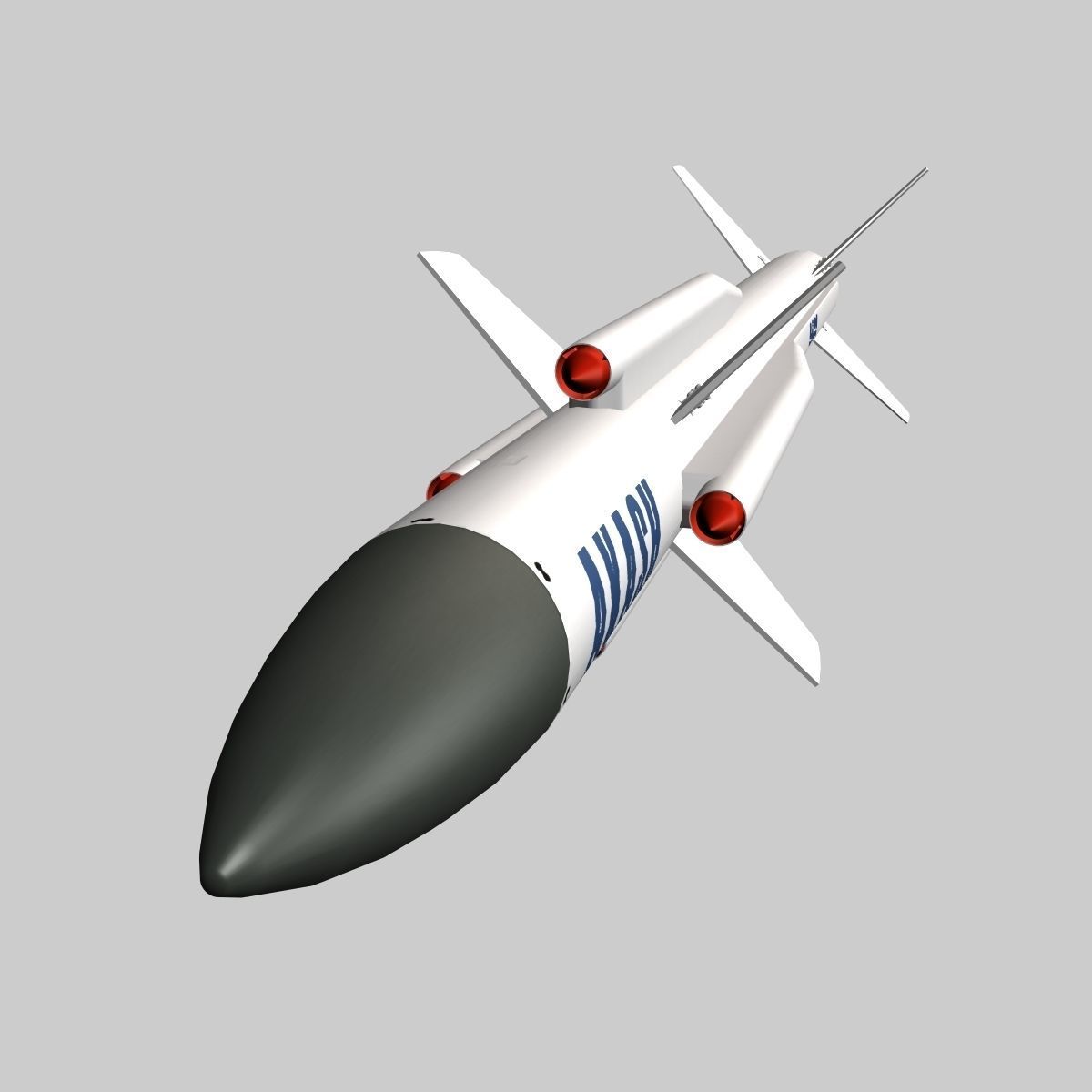 DRDO Akash Missile 3D model | CGTrader