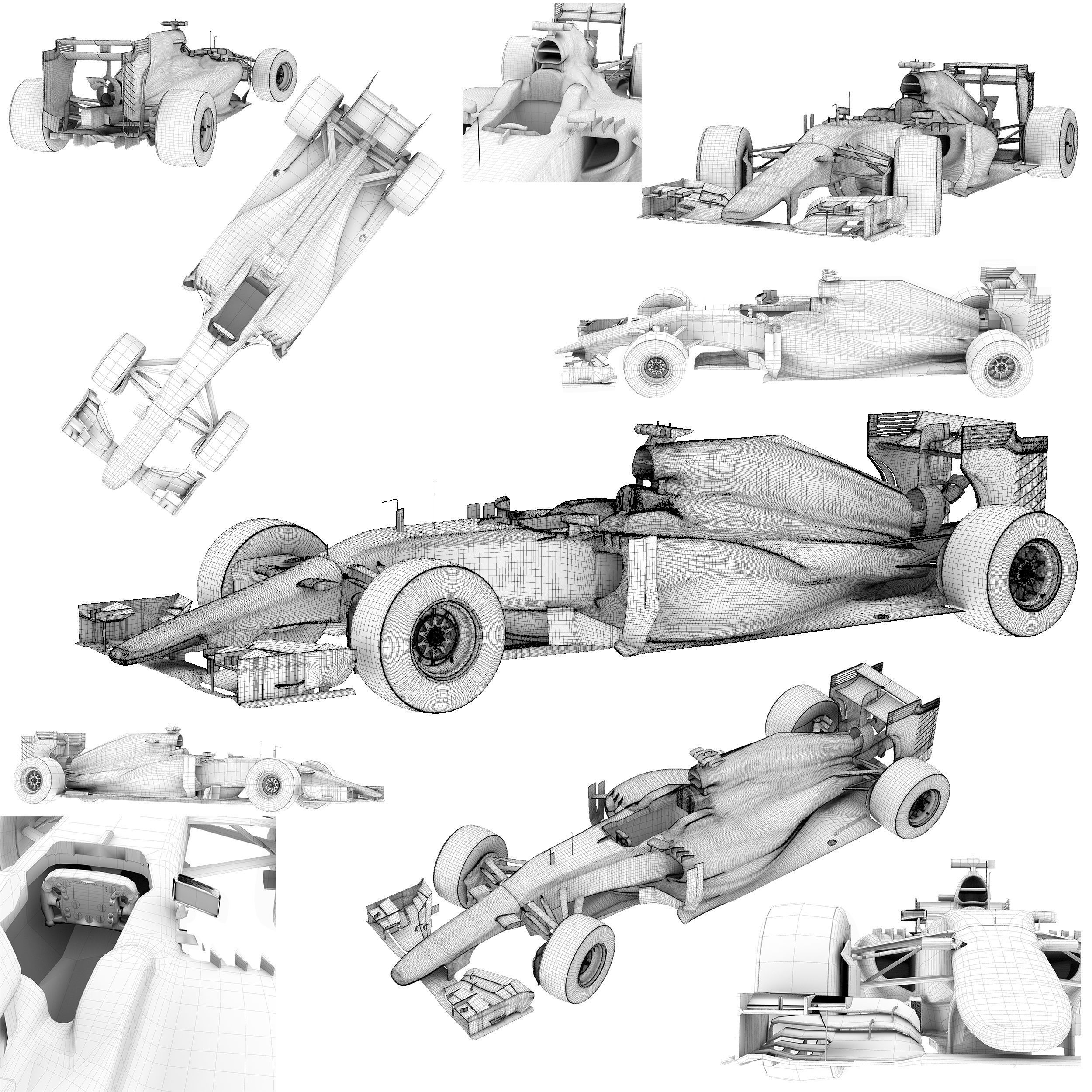 3D model Manor MRT05 Car VR / AR / low-poly rigged | CGTrader