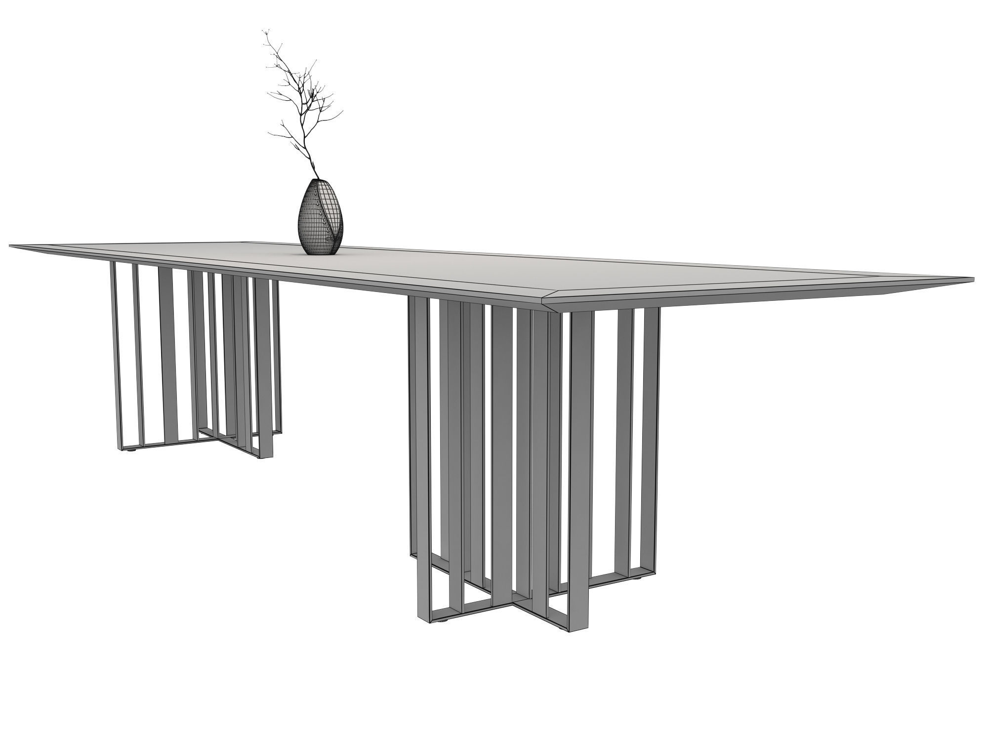 Lema Shade Dining Table 3D model | CGTrader