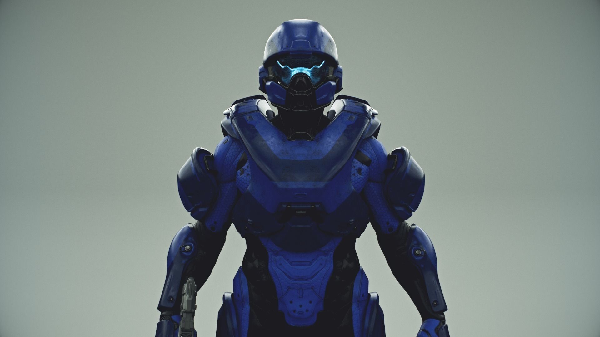 HALO 5 spartan athlon armor 3D model rigged | CGTrader