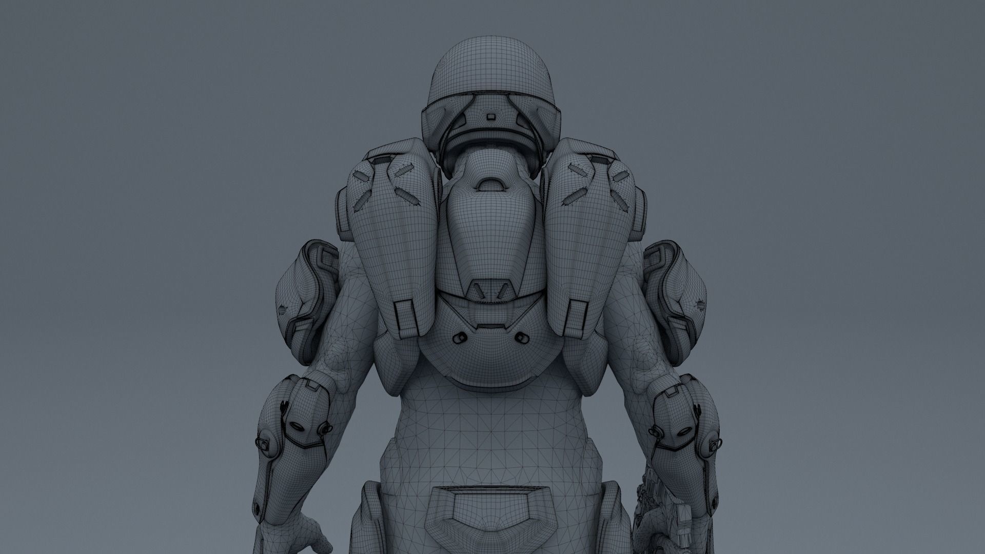 HALO 5 spartan athlon armor 3D model rigged | CGTrader