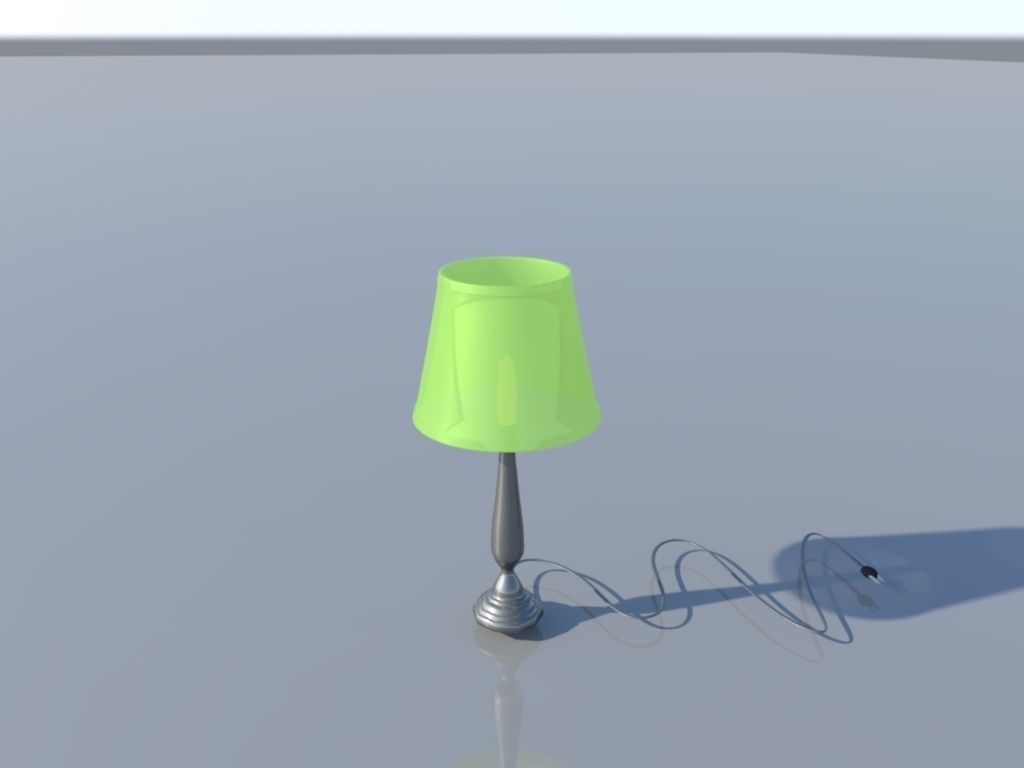 3D model low poly lamp VR / AR / low-poly | CGTrader