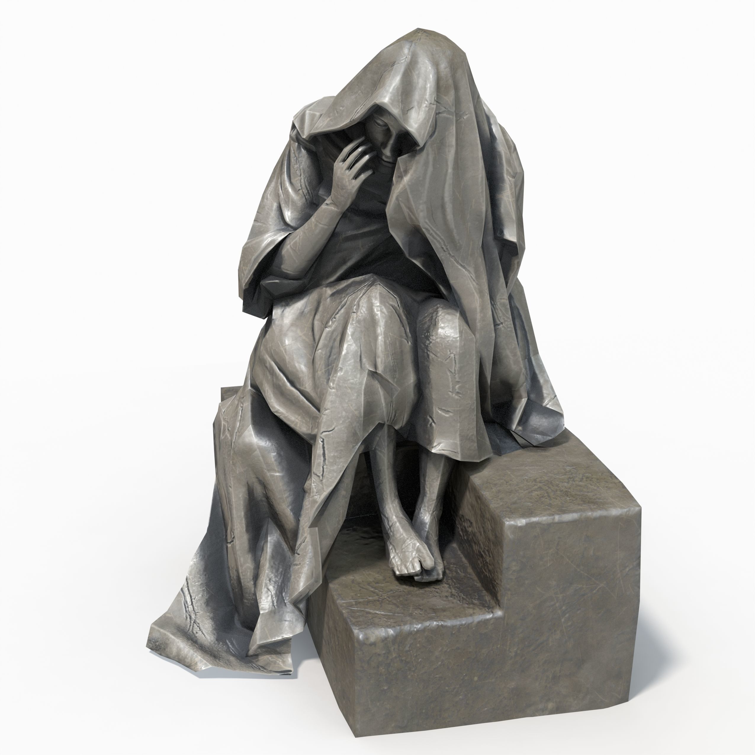3D model Statue Female VR / AR / low-poly | CGTrader