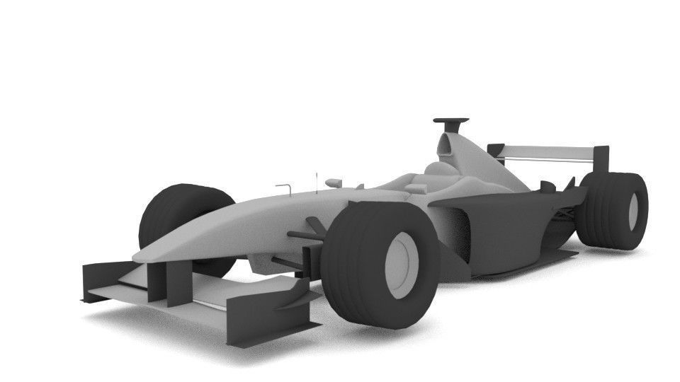 3D model Formula 1 Simplfied VR / AR / low-poly | CGTrader