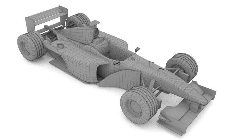 3D model Formula 1 Simplfied VR / AR / low-poly | CGTrader