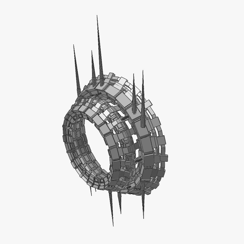 3D model x3 stargate package VR / AR / low-poly | CGTrader