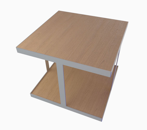 Industrial Square Table 3D model | CGTrader