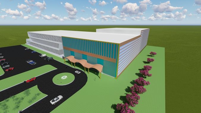 3D model research Center 3d model VR / AR / low-poly | CGTrader