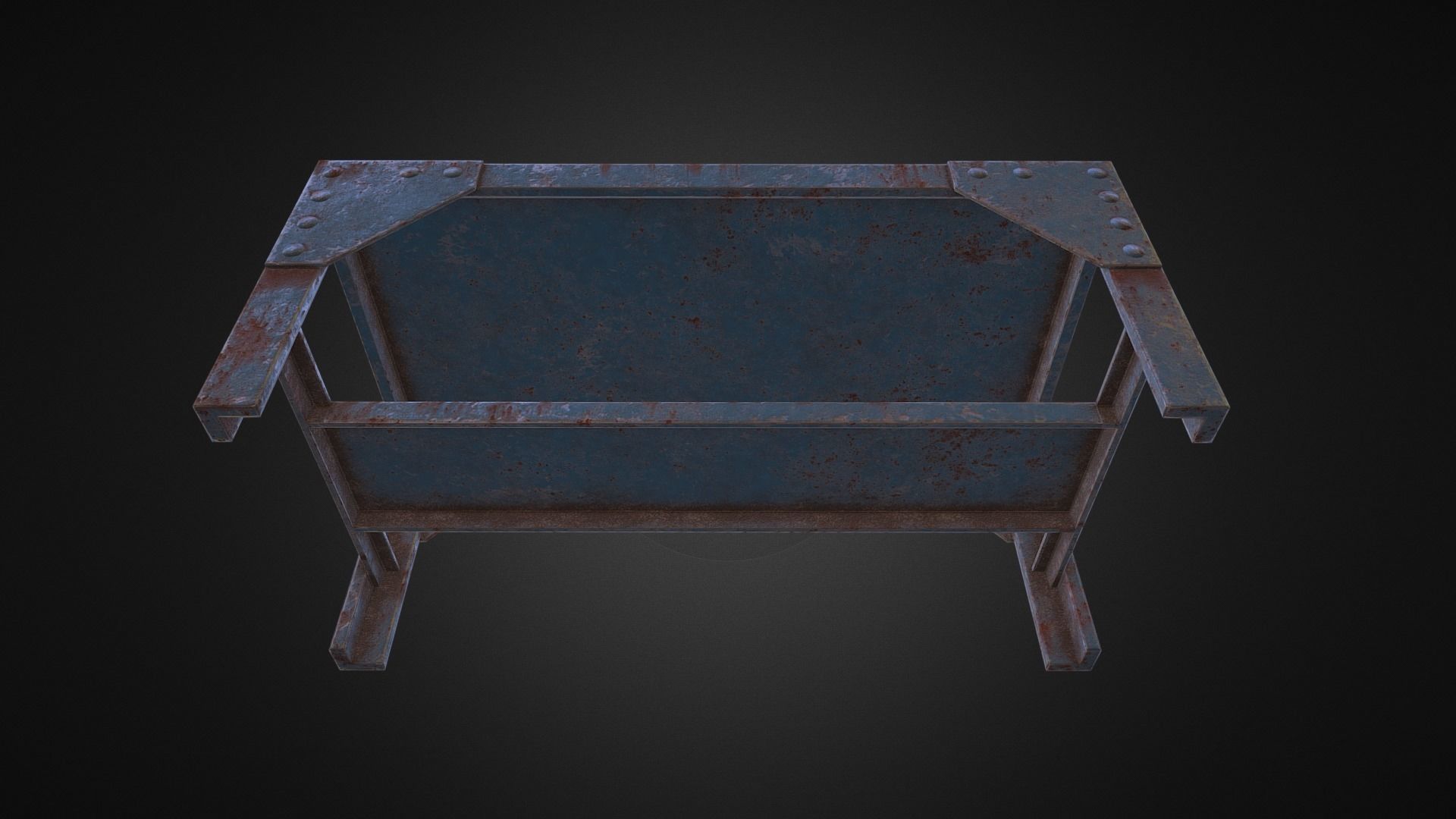 Metal Workbench free VR / AR / low-poly 3D model | CGTrader