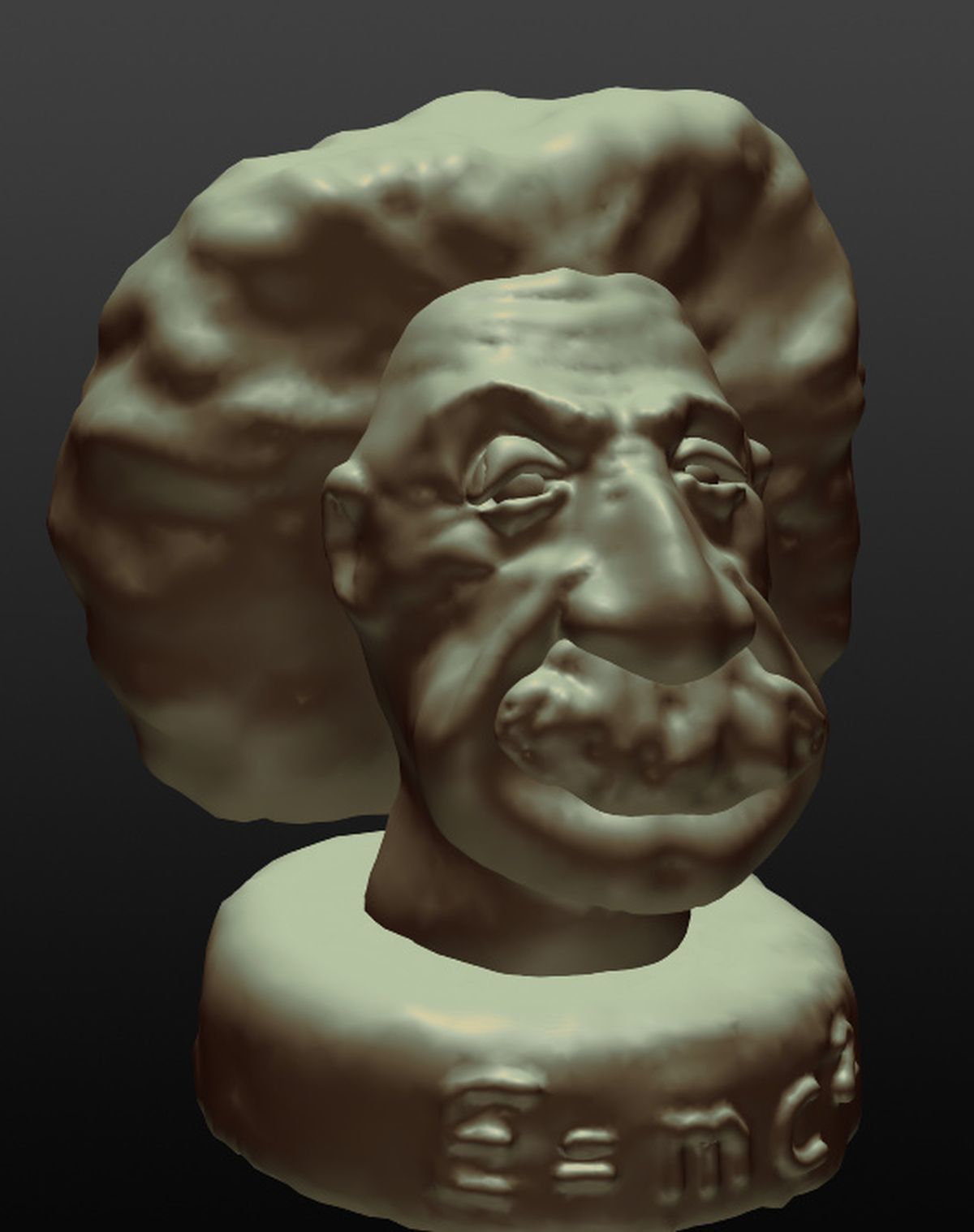 Einstein Head 3D model 3D printable | CGTrader