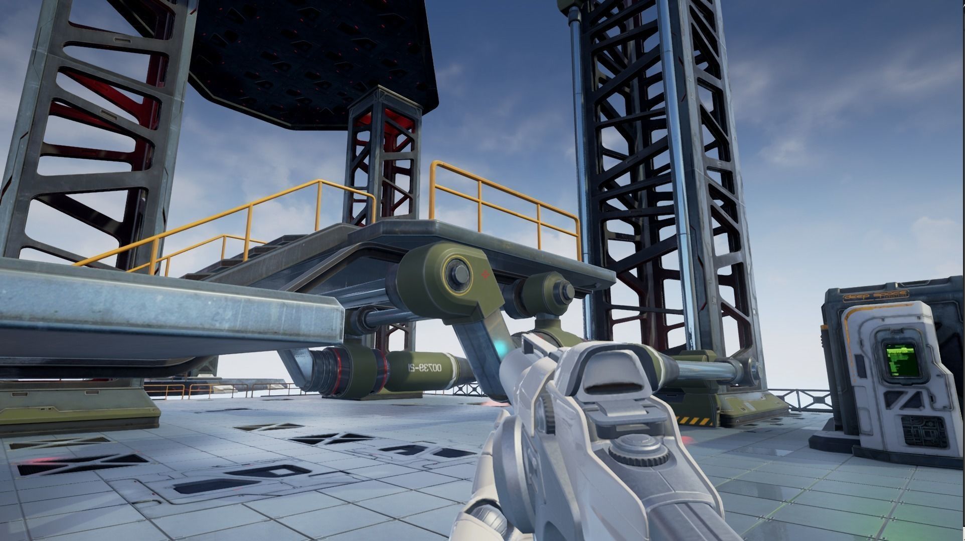 3D model Modular Sci-Fi Space Base Location and Props - low poly VR ...