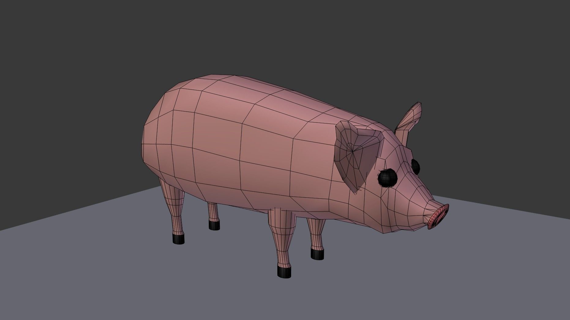 pig cartoon 3D model | CGTrader