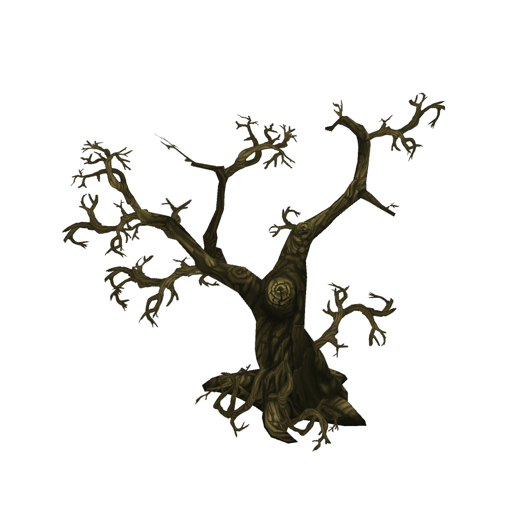 3D model Dead Tree Set - Low Poly Hand Painted VR / AR / low-poly ...