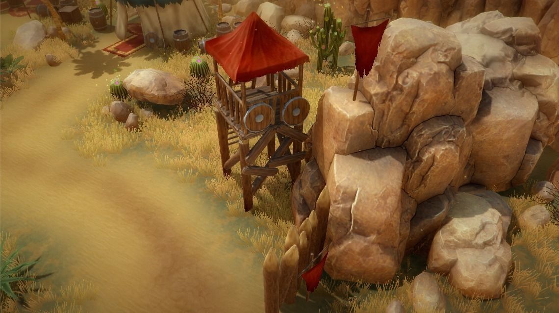 3D model Top-Down desert VR / AR / low-poly | CGTrader