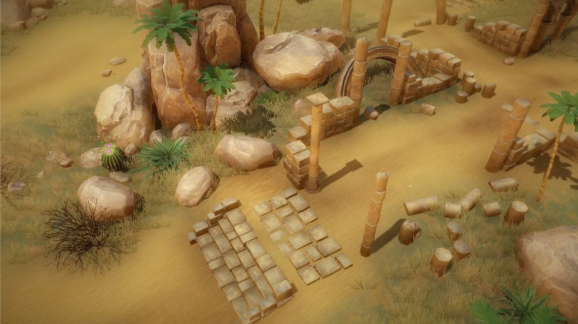 3D model Top-Down desert VR / AR / low-poly | CGTrader