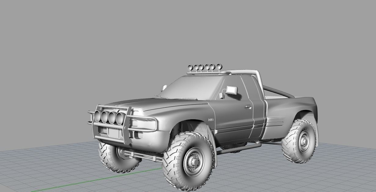 2004 Dodge Ram 2500 free 3D model 3D printable | CGTrader