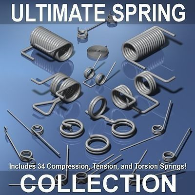 Ultimate Spring Collection 3D model | CGTrader