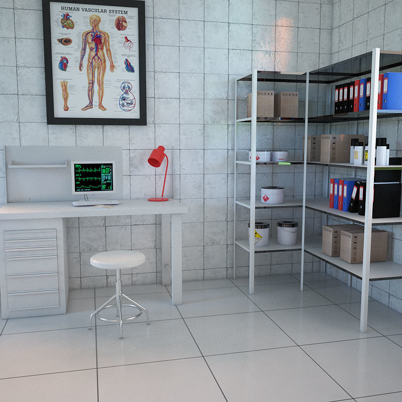 Research Laboratory Interior 3D model | CGTrader