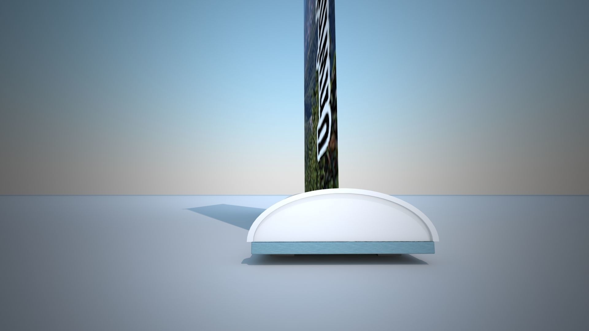 3D model Unwinding is portable compact advertising module for the ...