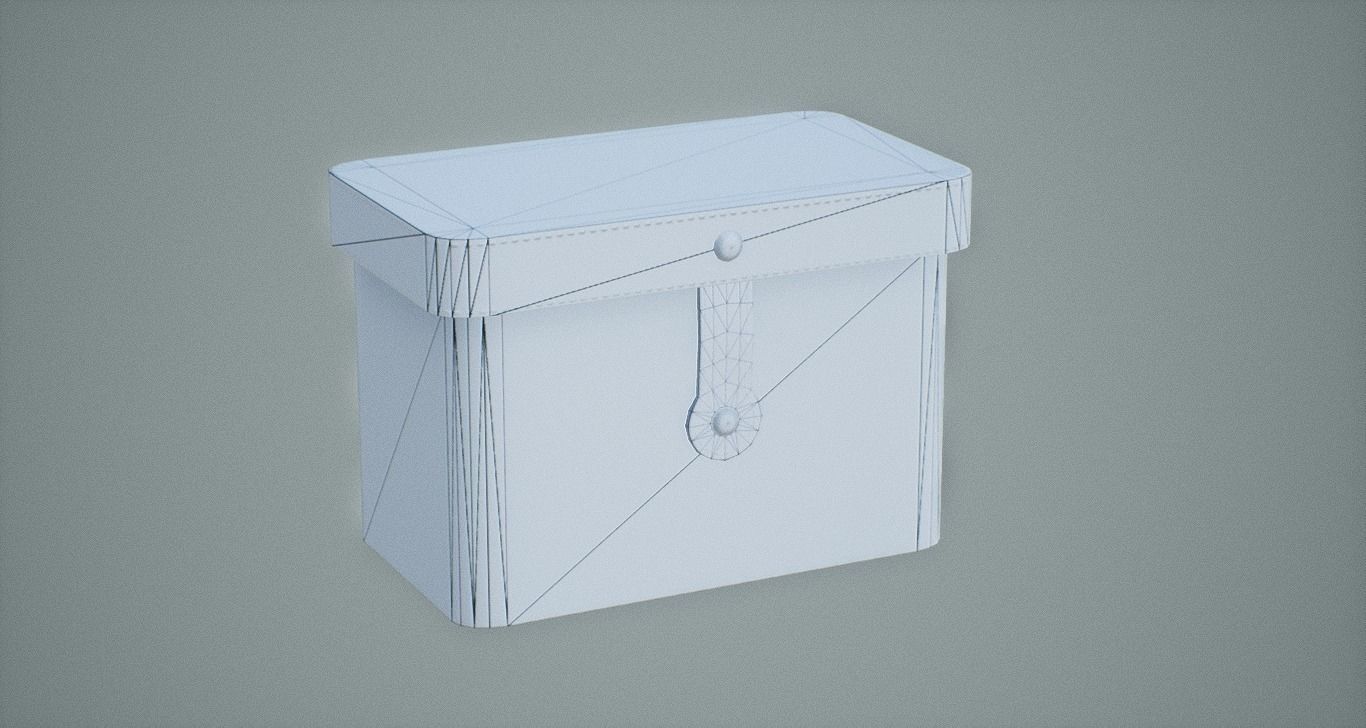 Leather Box Container Unreal Engine Ready asset free VR / AR / low-poly ...