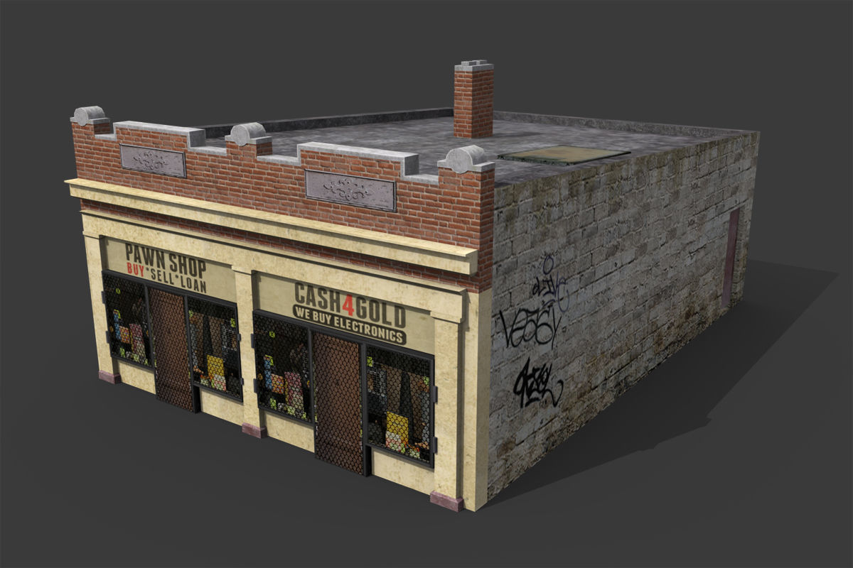 3D model Pawn Shop VR / AR / low-poly | CGTrader