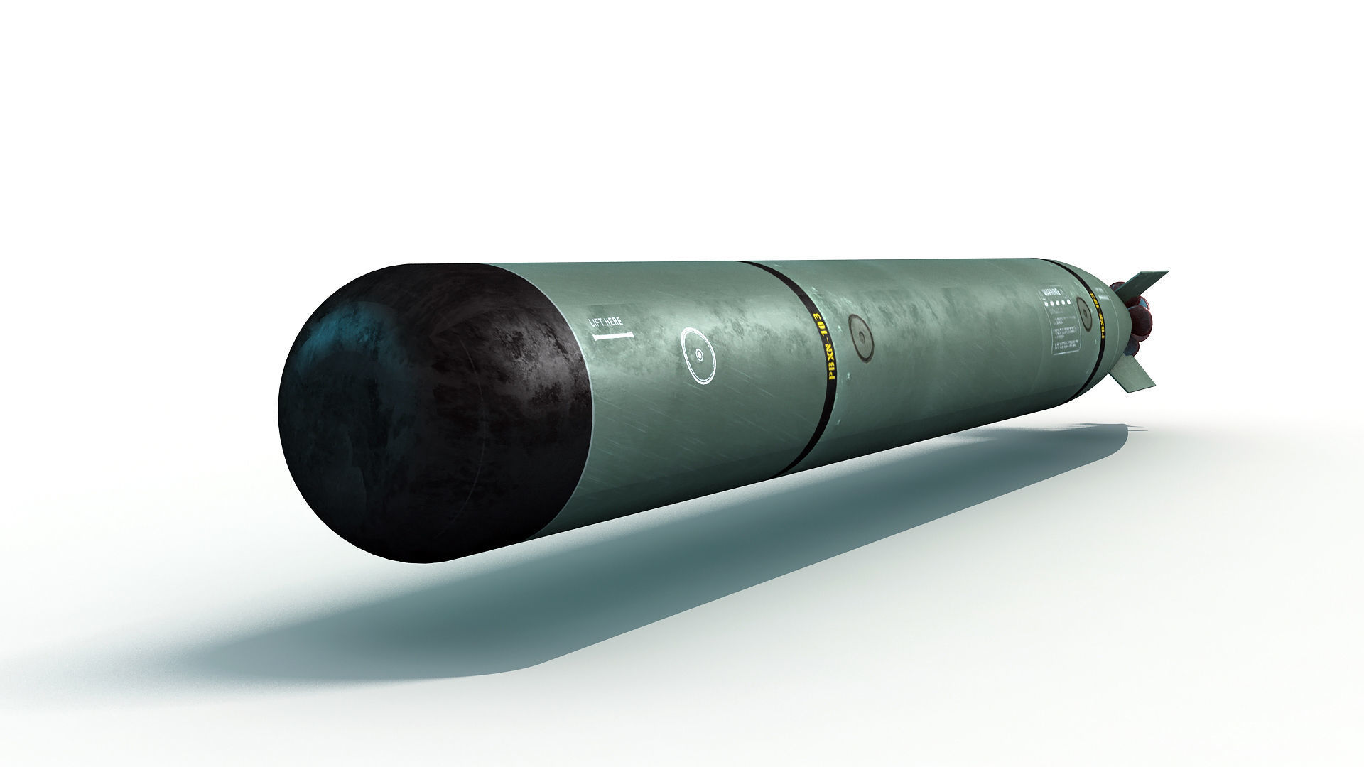 3D model Torpedo Mark 46 VR / AR / low-poly | CGTrader