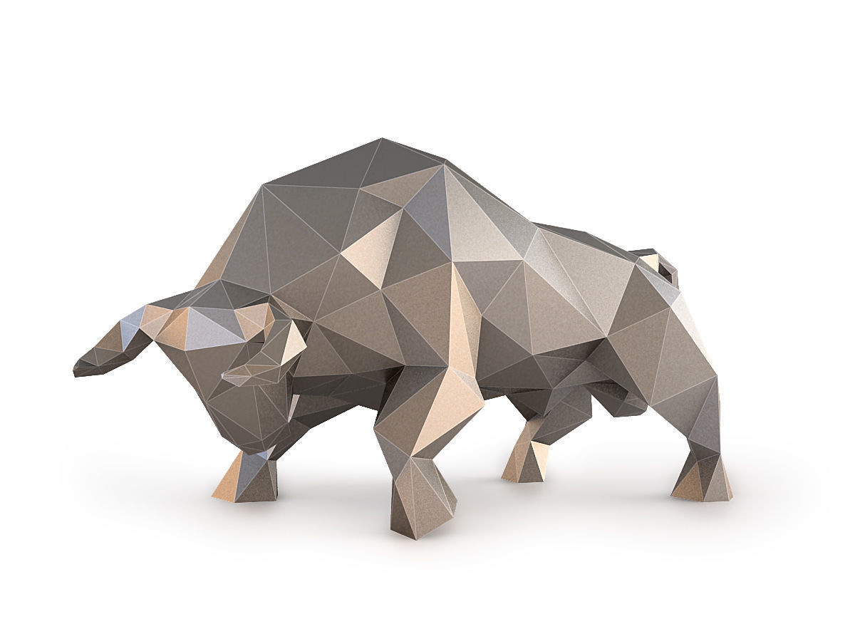 3D model Low Poly Bull VR / AR / low-poly | CGTrader
