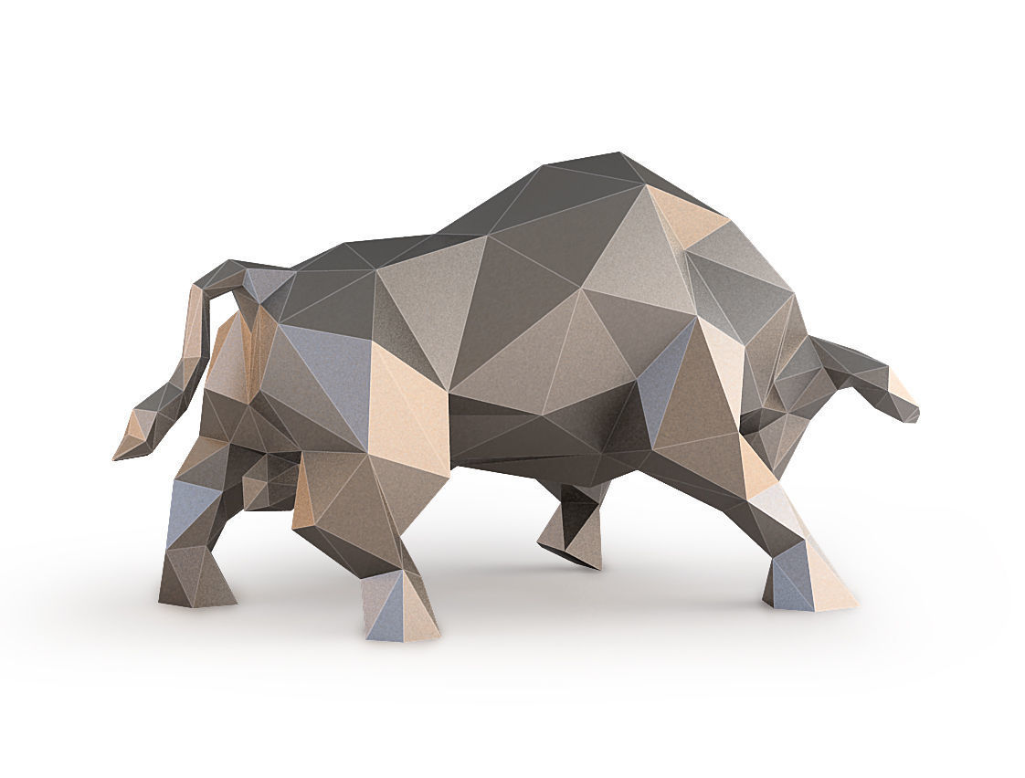 3D model Low Poly Bull polygonal VR / AR / low-poly | CGTrader