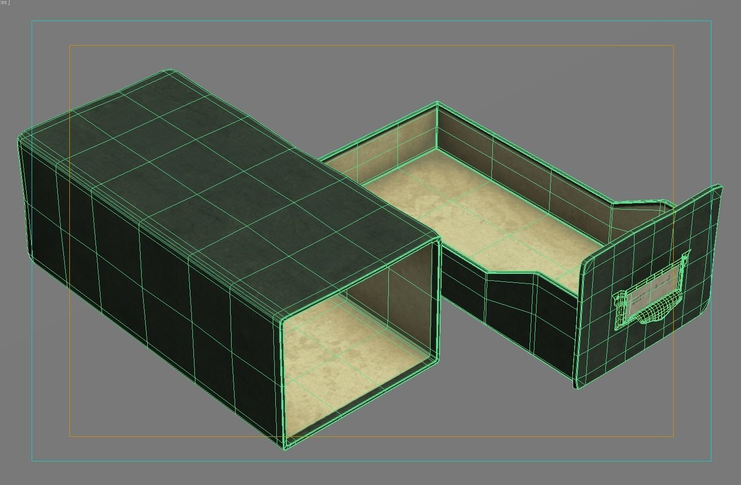 Old Archive Box 3D model | CGTrader