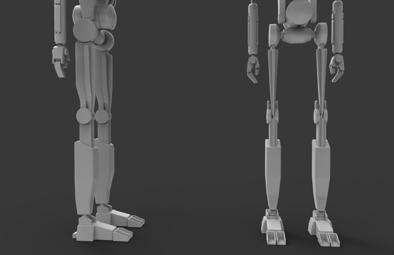 Pit Droid 3D model | CGTrader