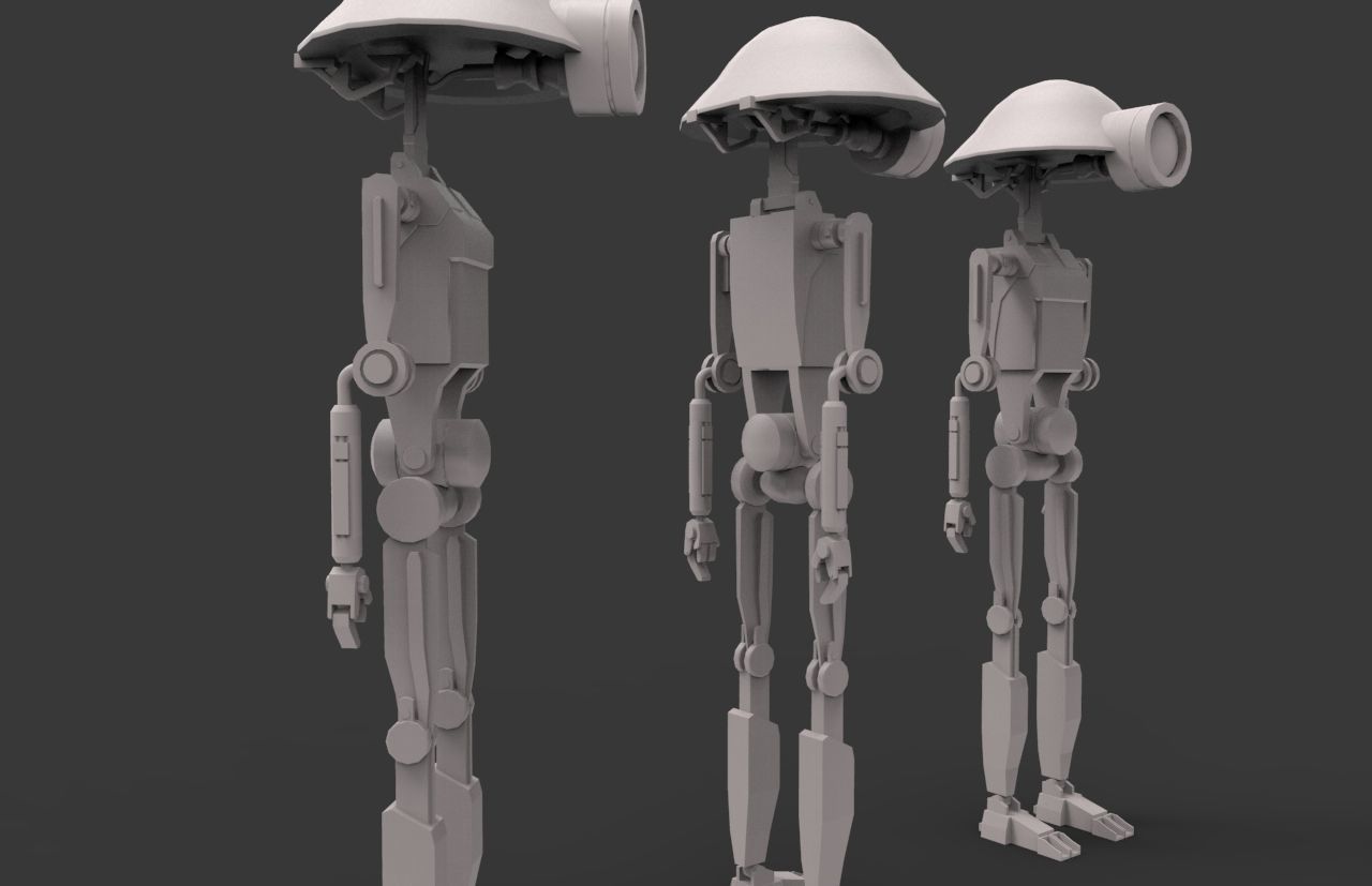 Pit Droid 3D model | CGTrader