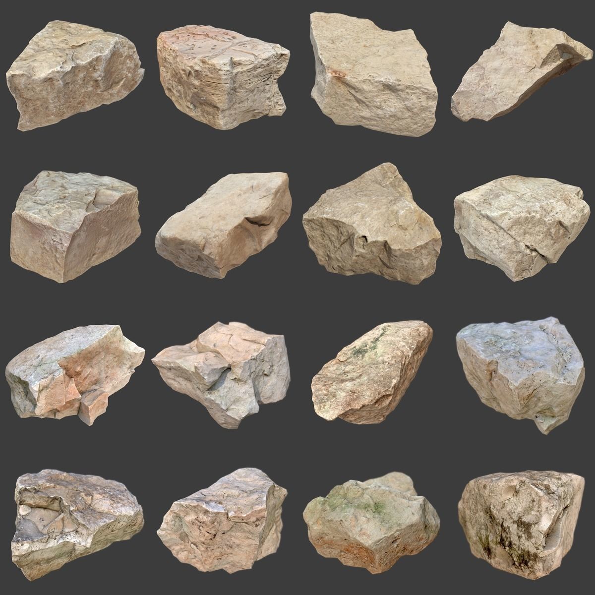3D model Stones Pack Volume 5 VR / AR / low-poly | CGTrader
