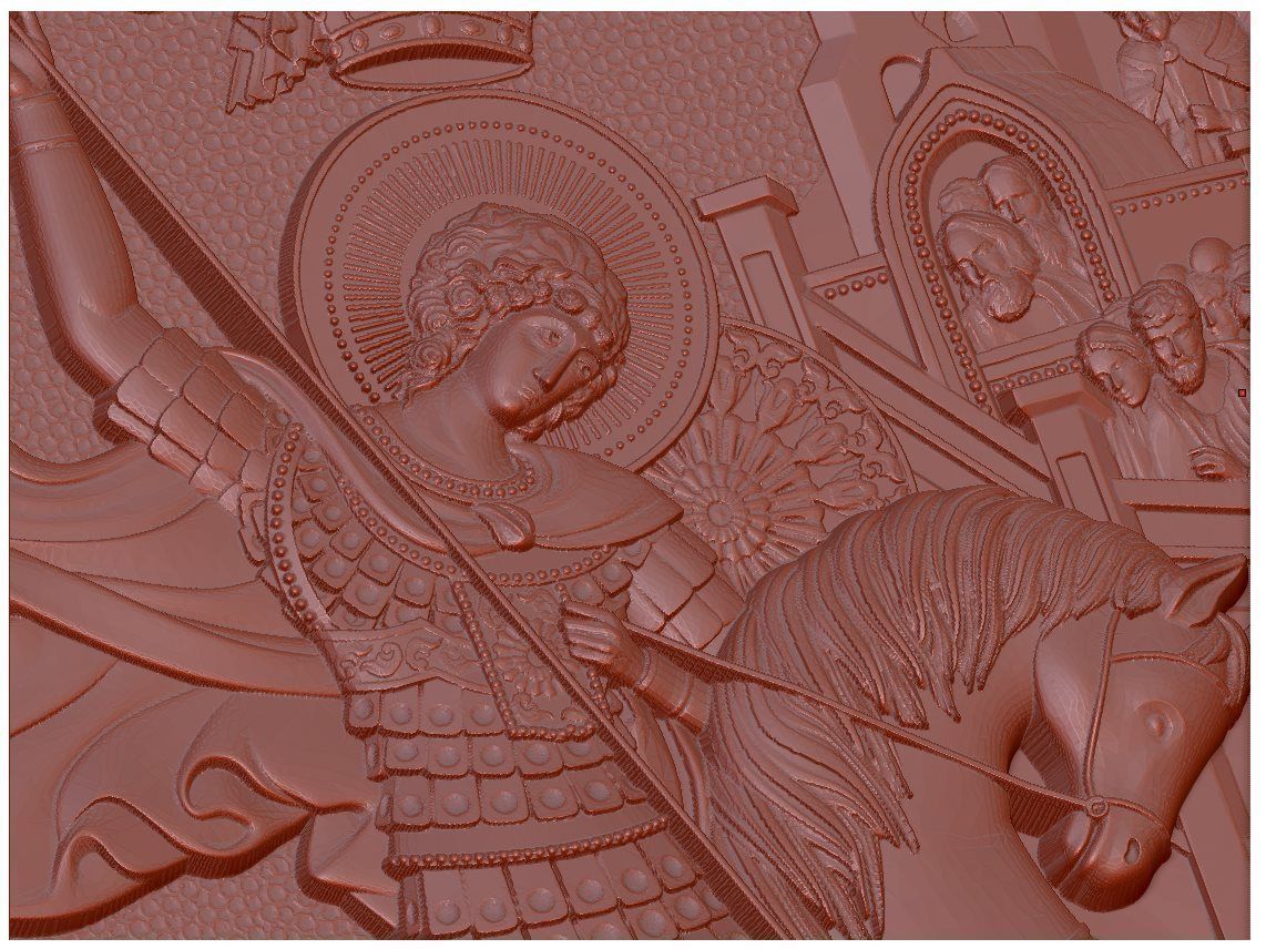 Icon of St George 3D model 3D printable | CGTrader