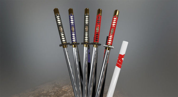 Ninjato PBR Free set free VR / AR / low-poly 3D model | CGTrader