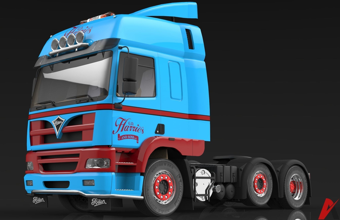 3D Foden Alpha 3000 Truck Model | CGTrader