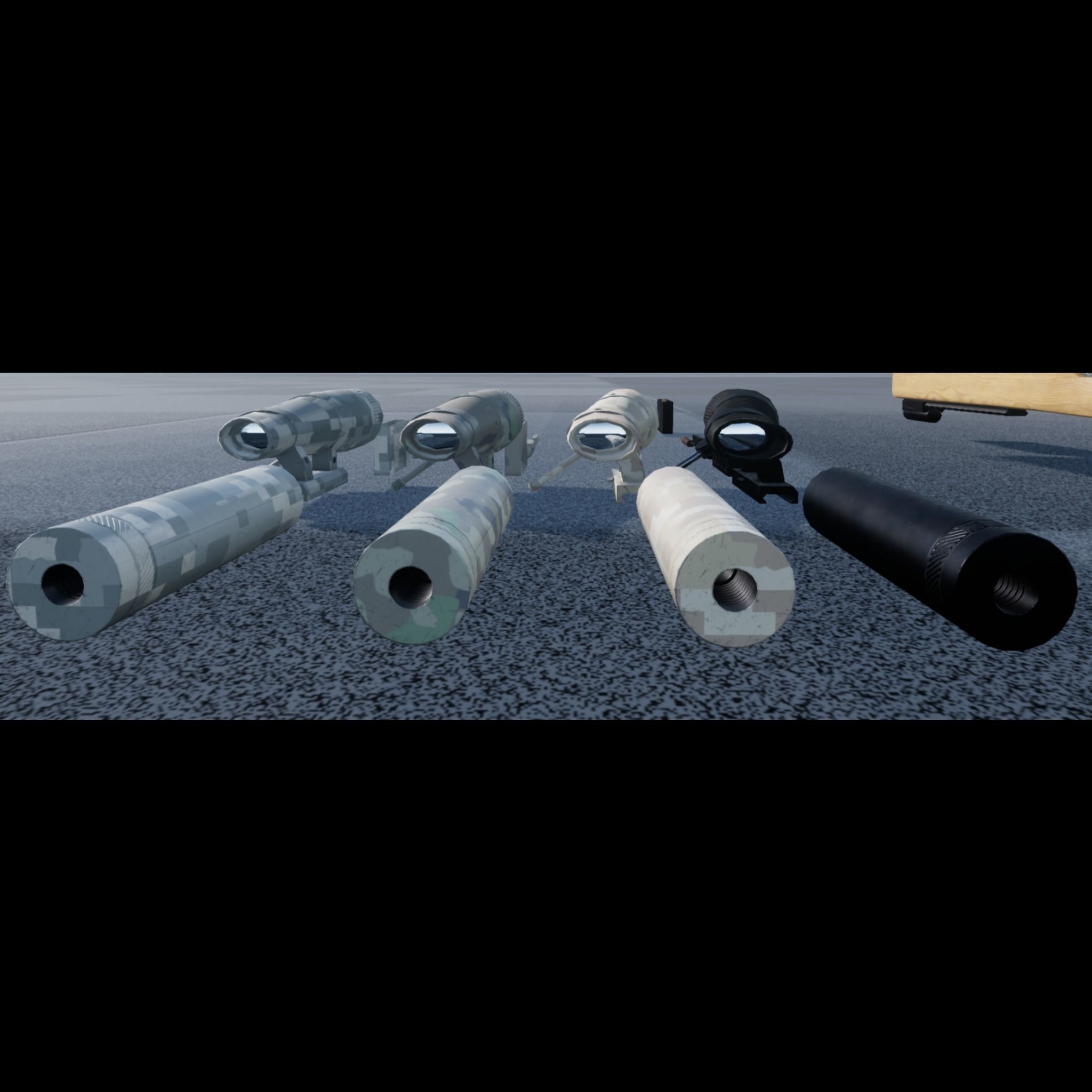 3D model WD3000 Sniper Rifle VR / AR / low-poly | CGTrader