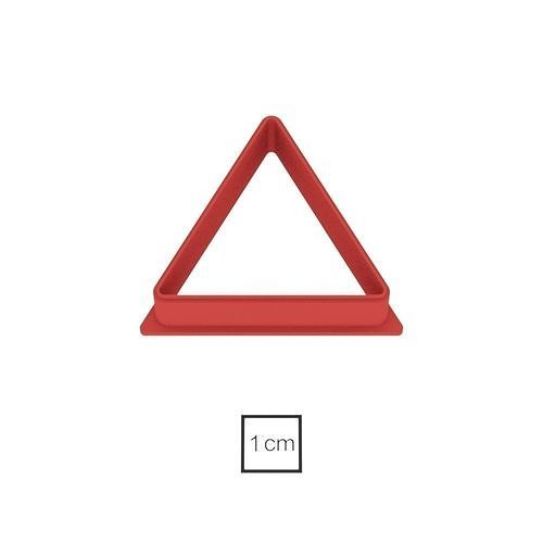 Equilateral Triangle 3 pieces cookie cutter for professional free 3D ...