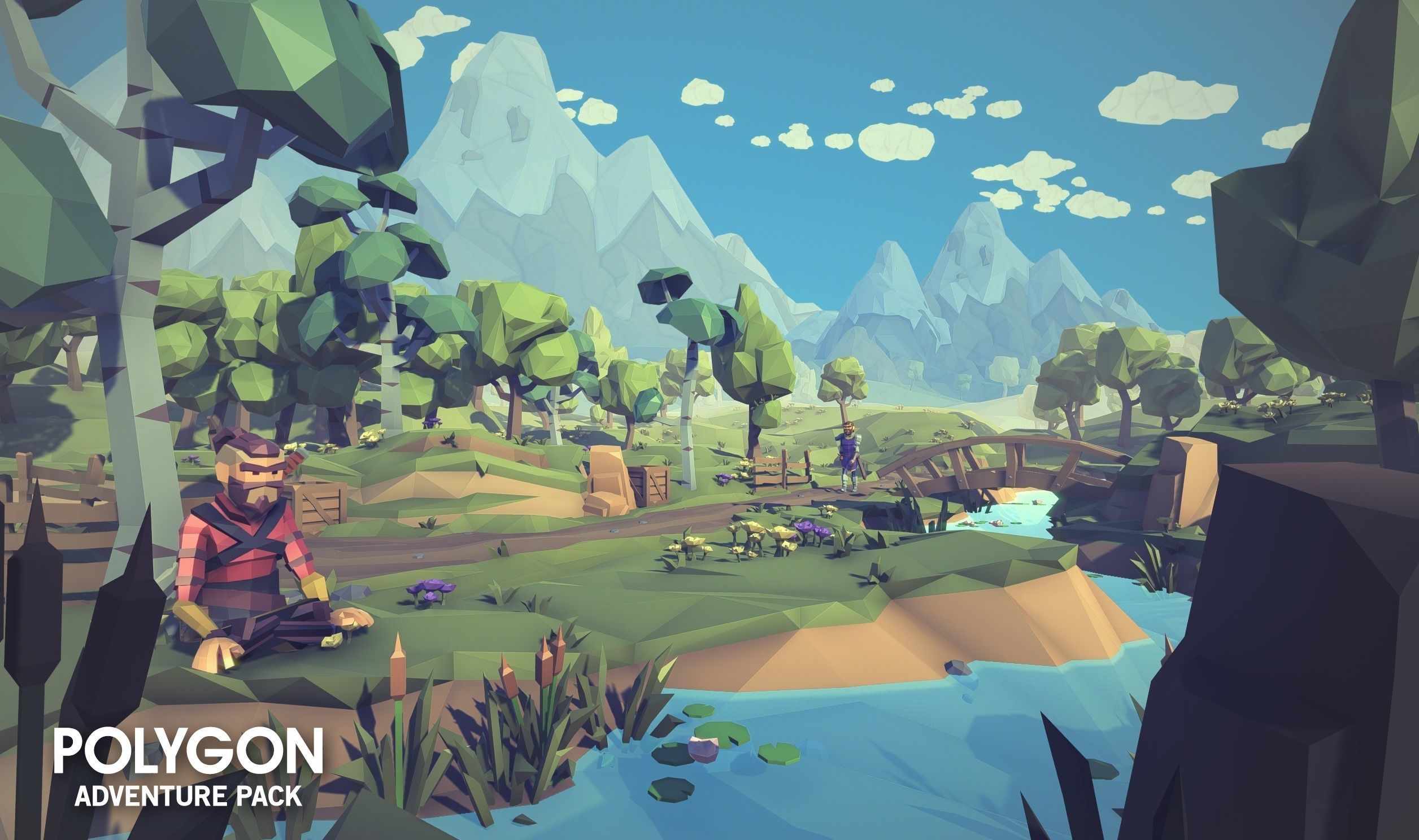 3D model POLYGON - Adventure Pack VR / AR / low-poly rigged | CGTrader