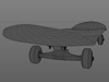 3D model Realistic Rigged Skateboard - Rig for Cinema 4D VR / AR / low ...