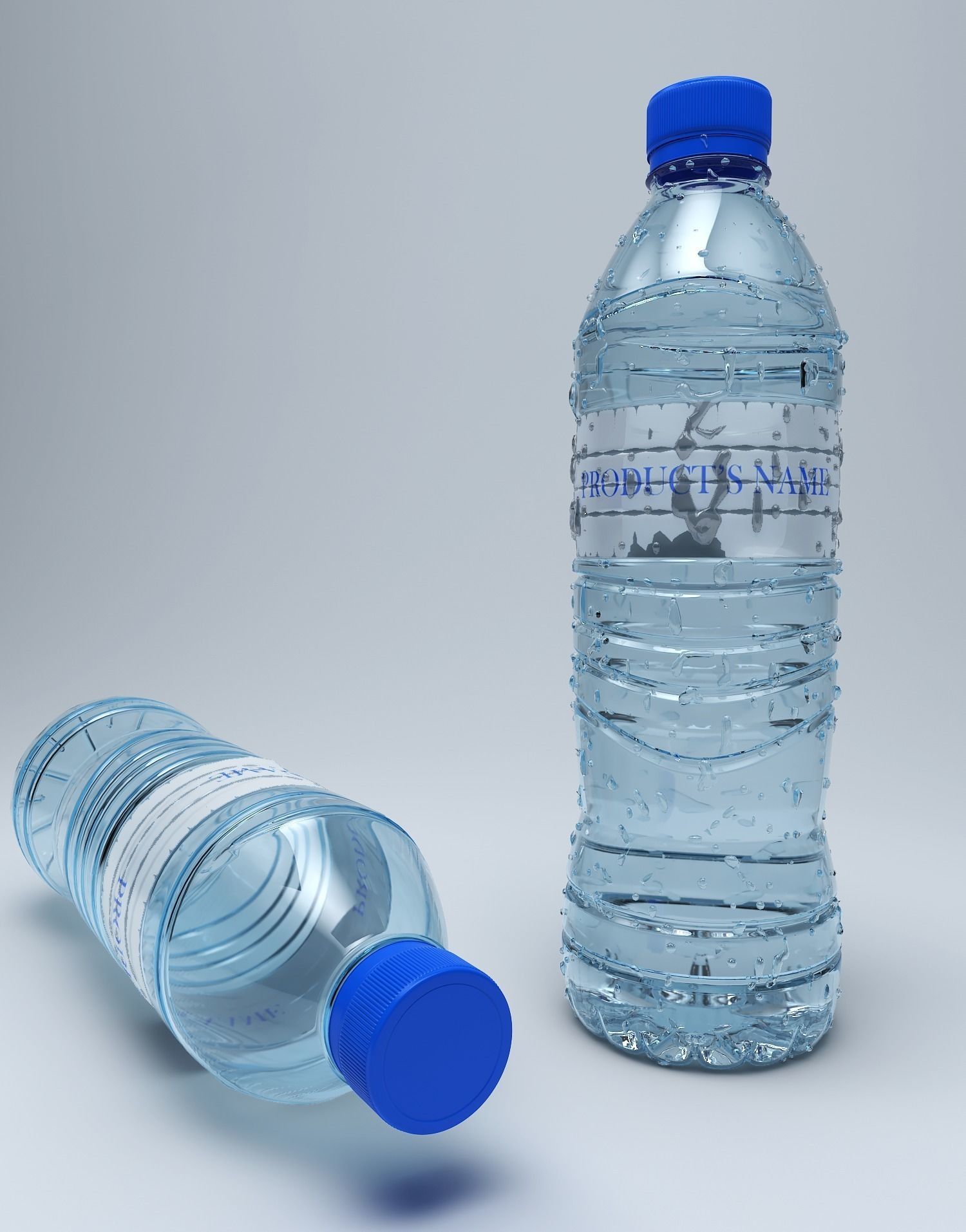 3D model bottle water Ifri VR / AR / low-poly | CGTrader