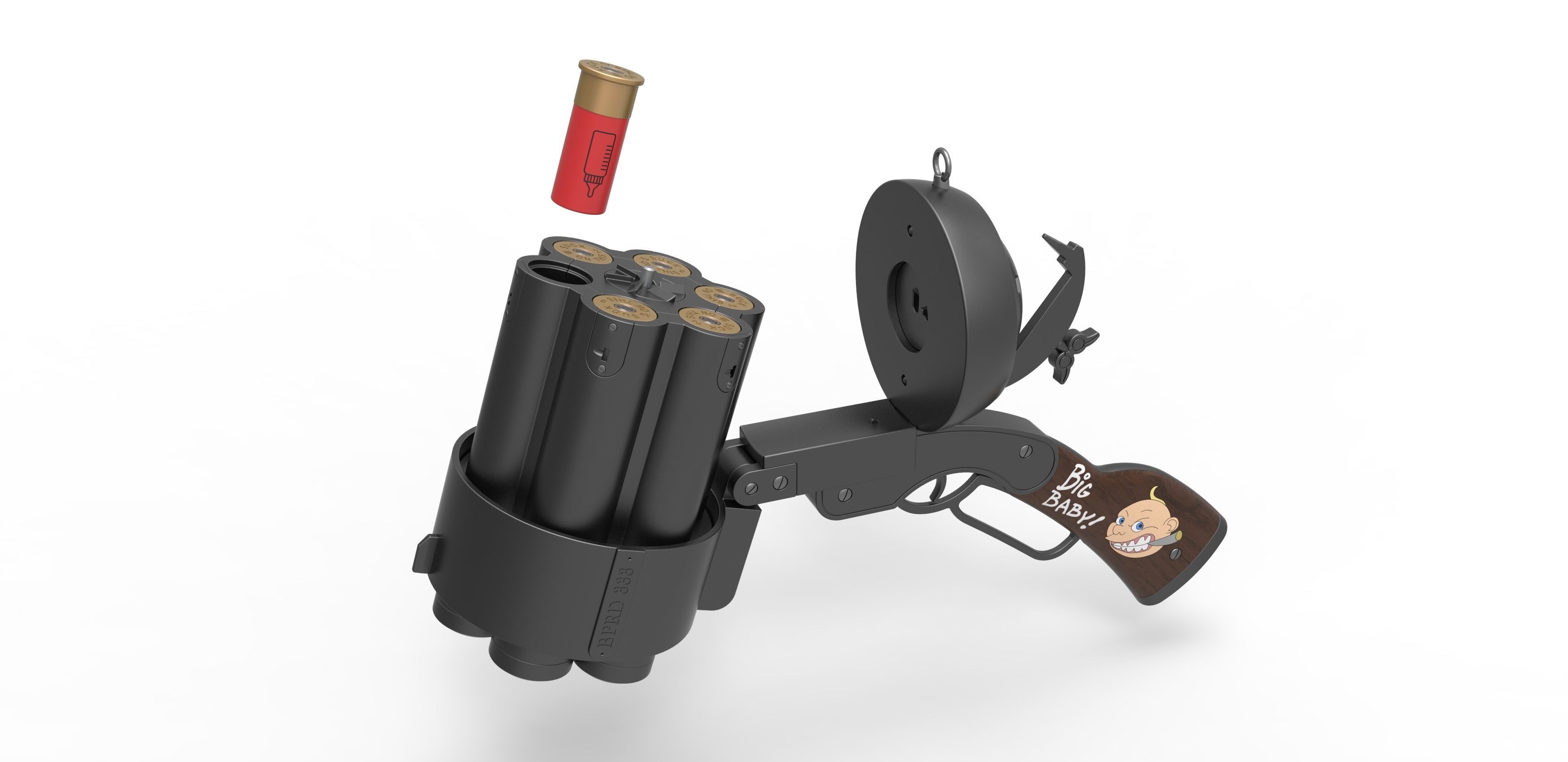 Big Baby Revolver from the movie Hellboy 2 The Golden Army 2008 3D ...