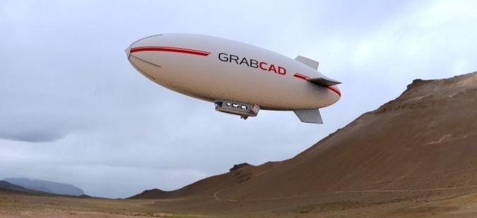 Airship Industries Skyship 500 free 3D model | CGTrader