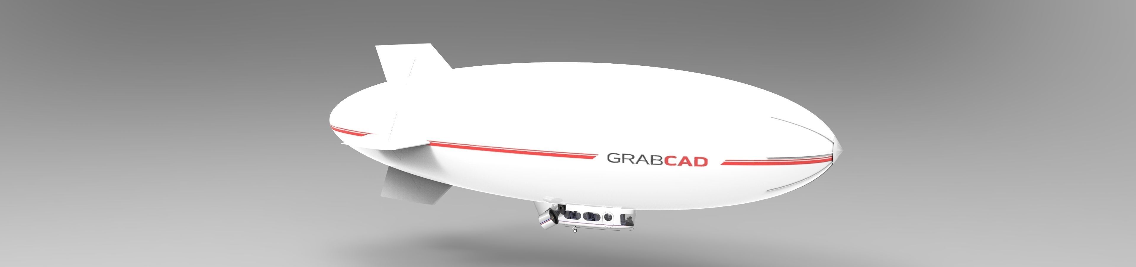 Airship Industries Skyship 500 free 3D model | CGTrader