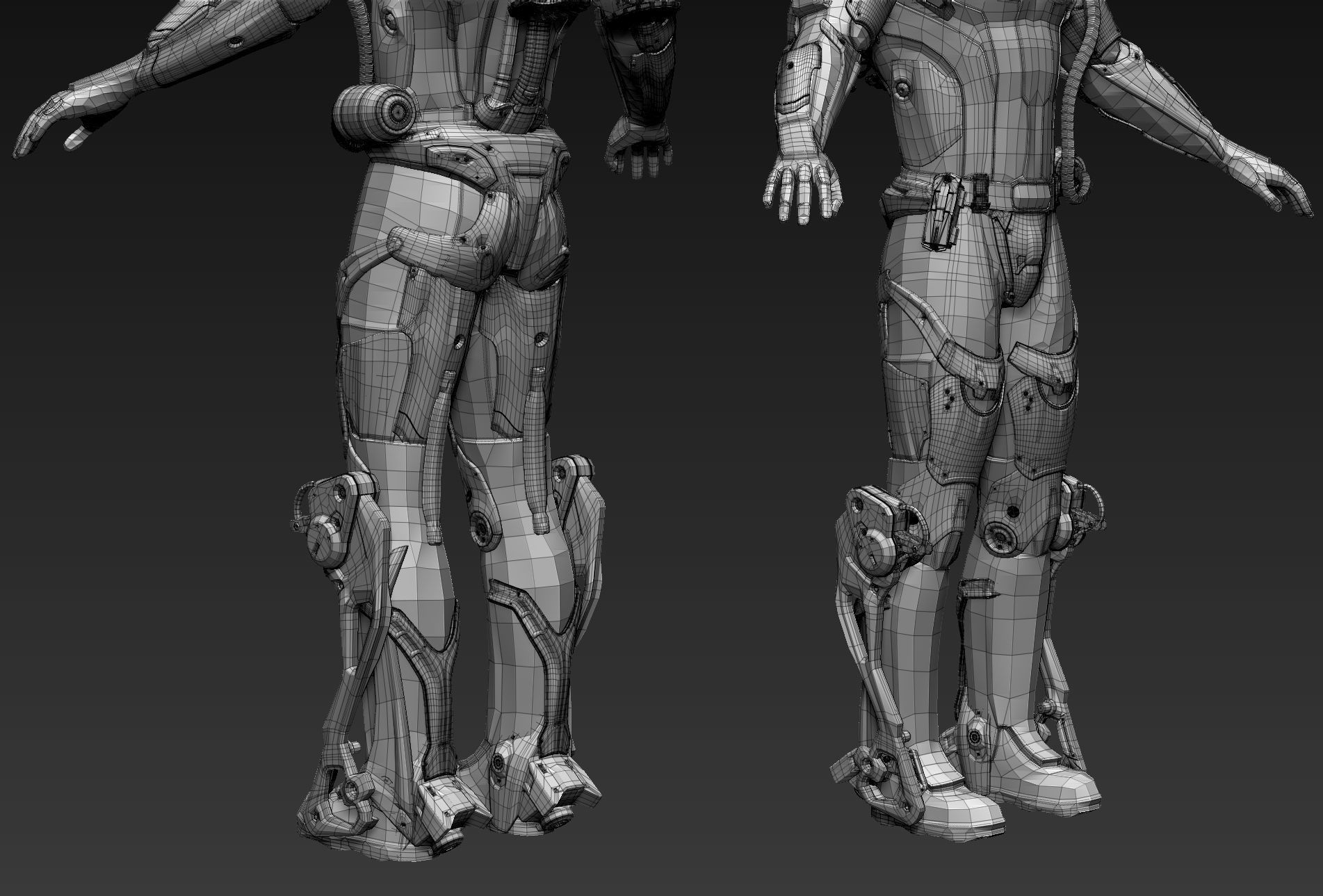 Futuristic Character 3D model | CGTrader