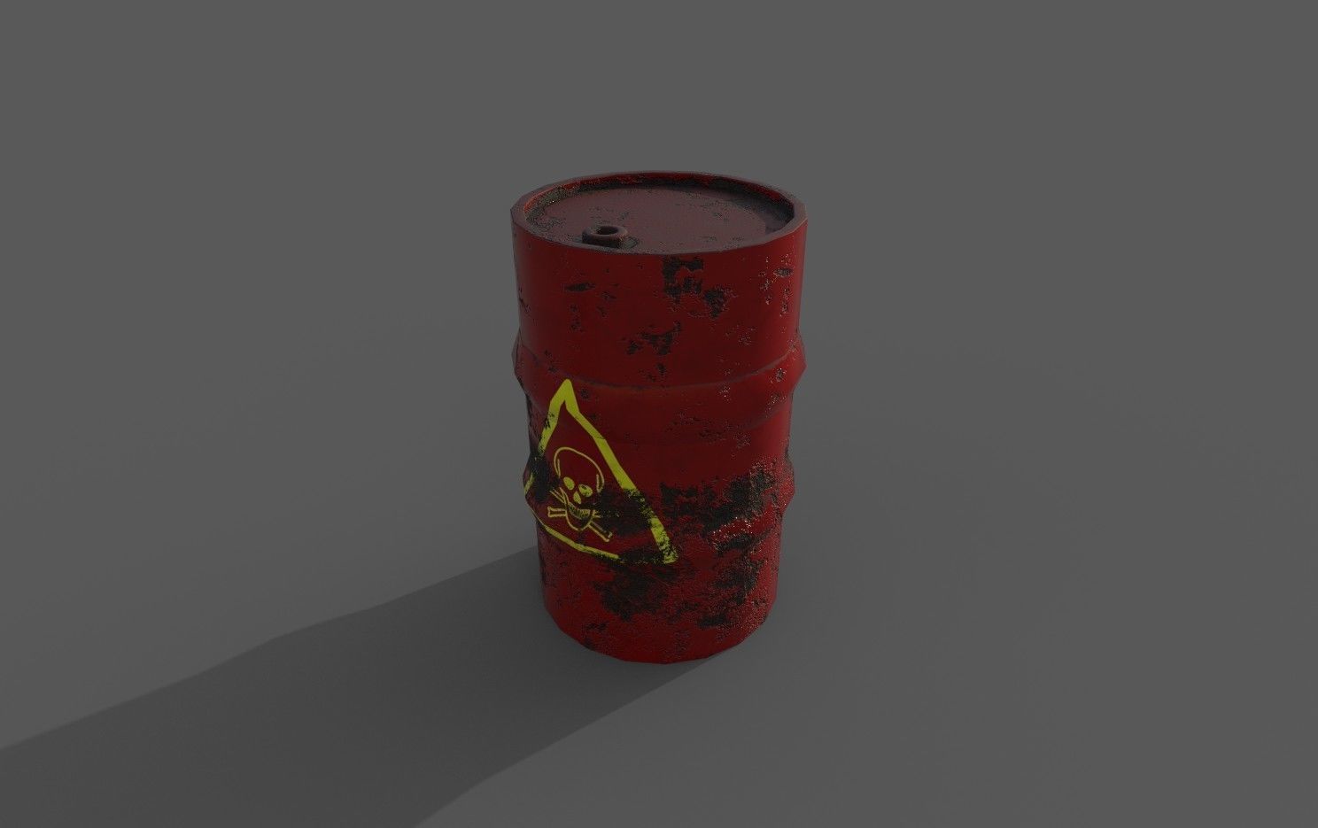 Explosive Barrel free VR / AR / low-poly 3D model | CGTrader