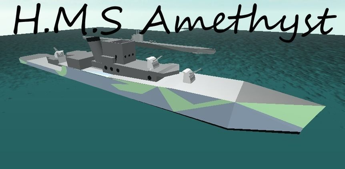 HMS Amethyst free VR / AR / low-poly 3D model | CGTrader