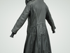 3D model Long black Coat VR / AR / low-poly | CGTrader