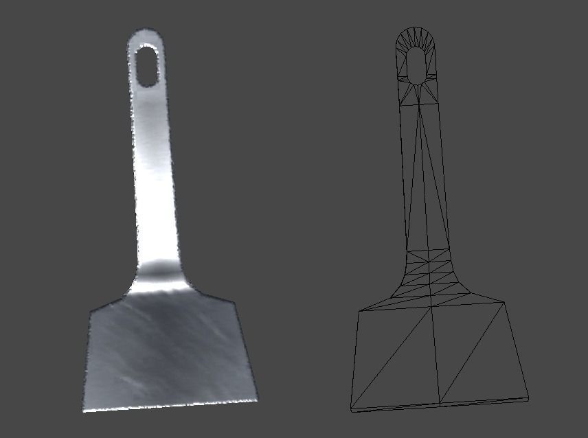 3D model teppanyaki set1 VR / AR / low-poly | CGTrader