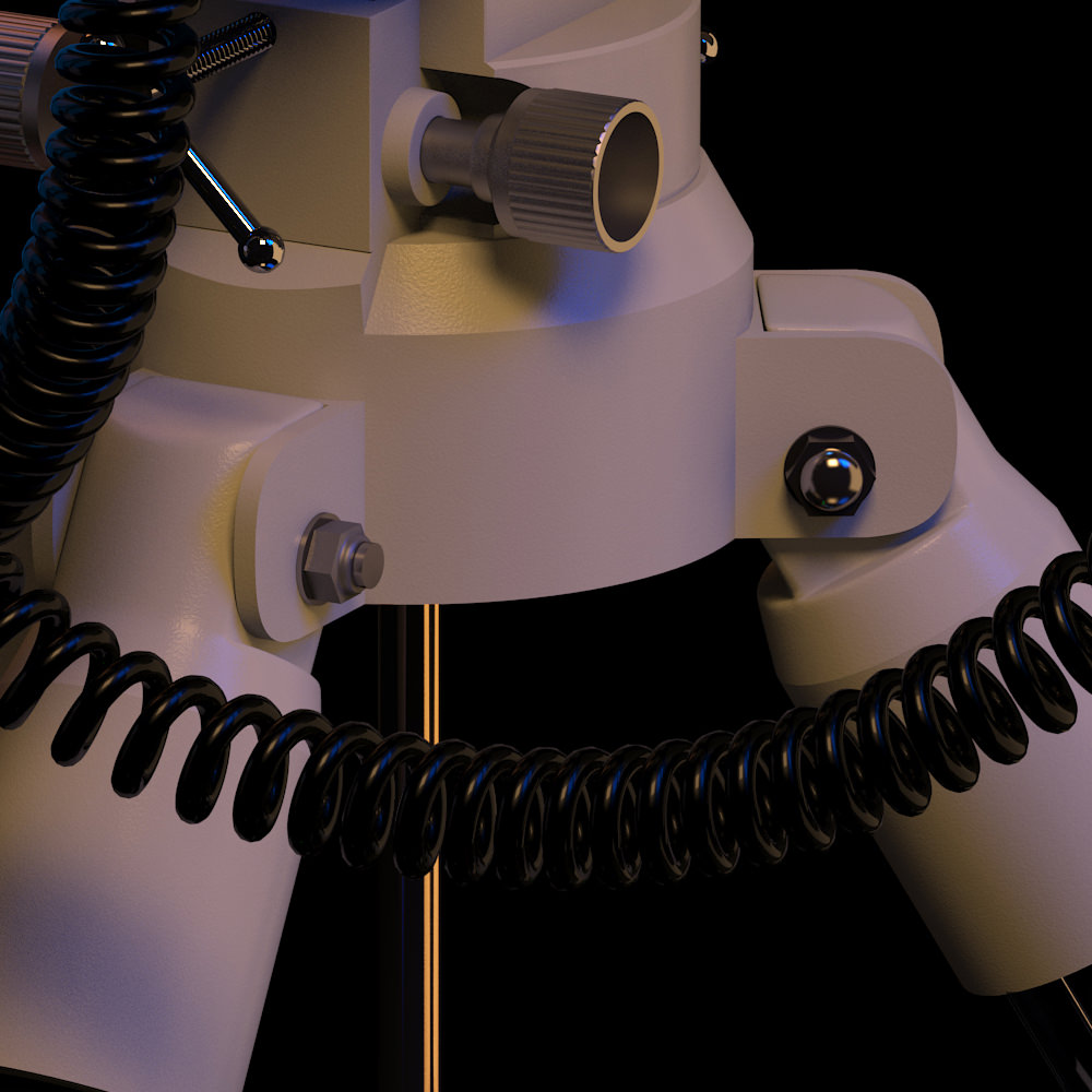 Meade LXD75 Schmidt-Newtonian 10 telescope static version 3D model ...