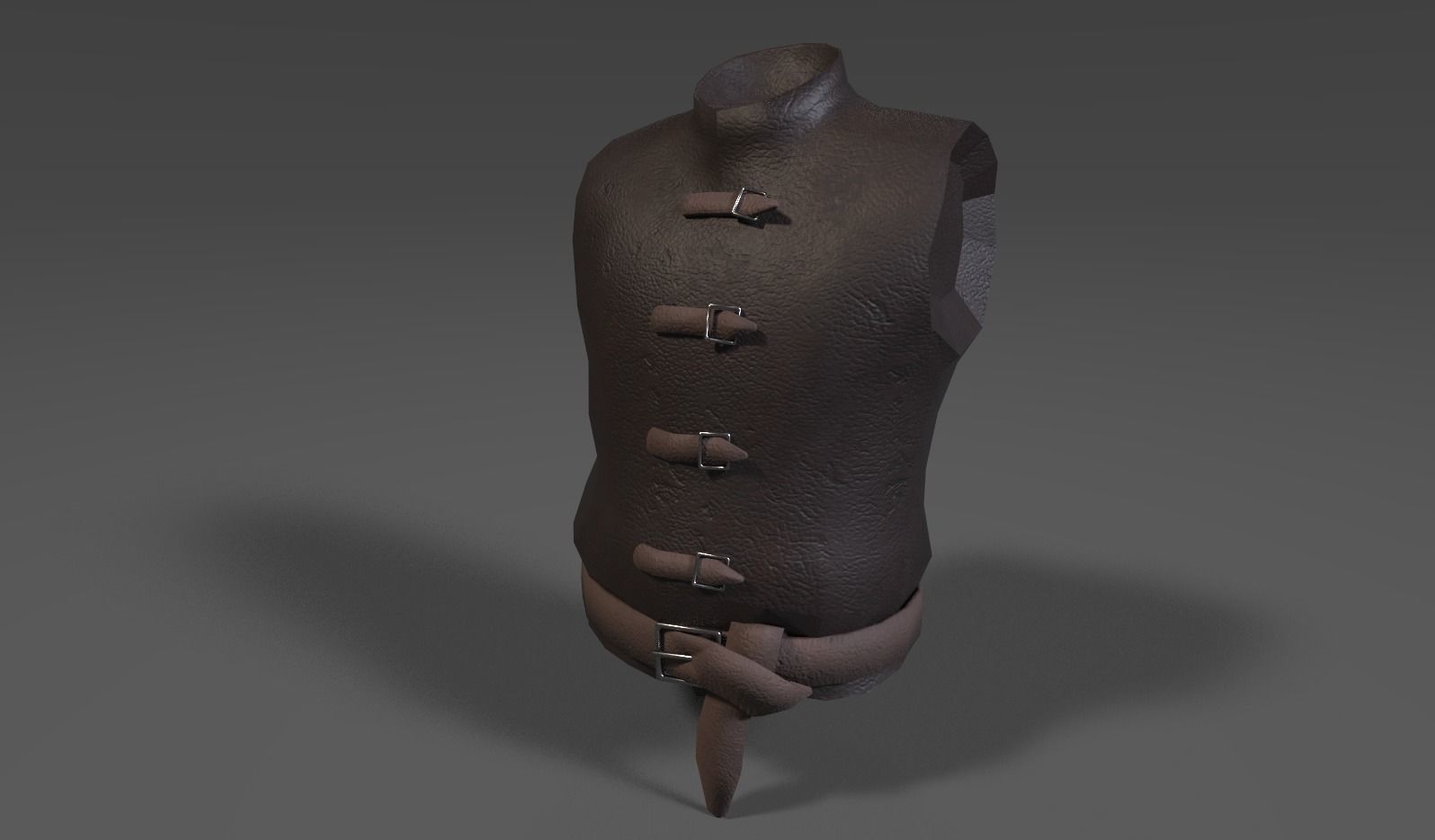 Leather Chestplate free VR / AR / low-poly 3D model | CGTrader